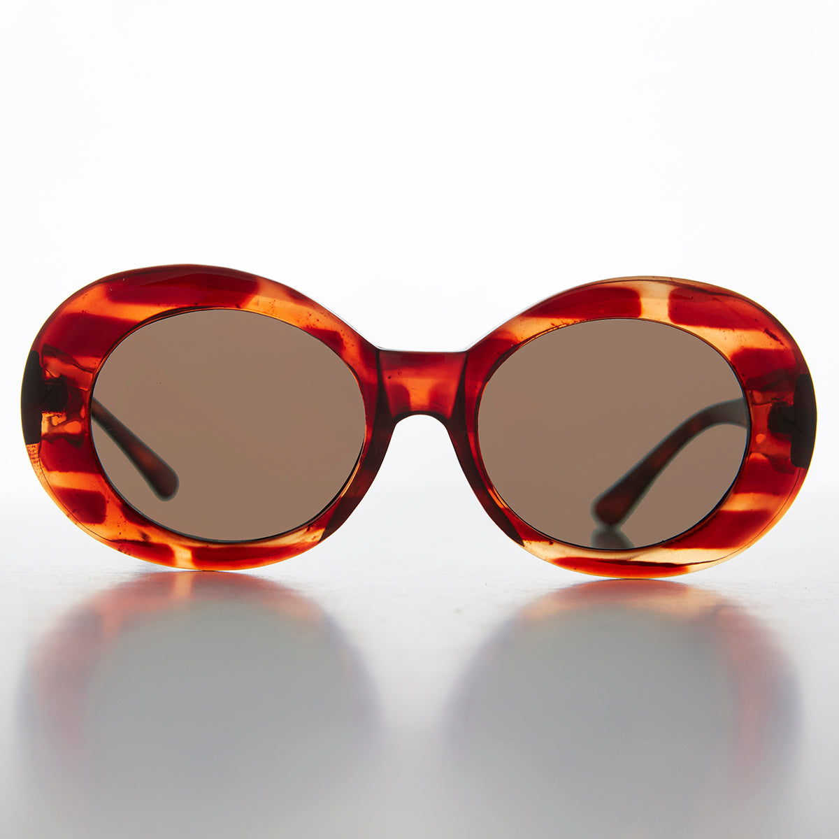 Oval Clout Cat Eye Vintage Sunglasses - Emma – spare-specs.com
