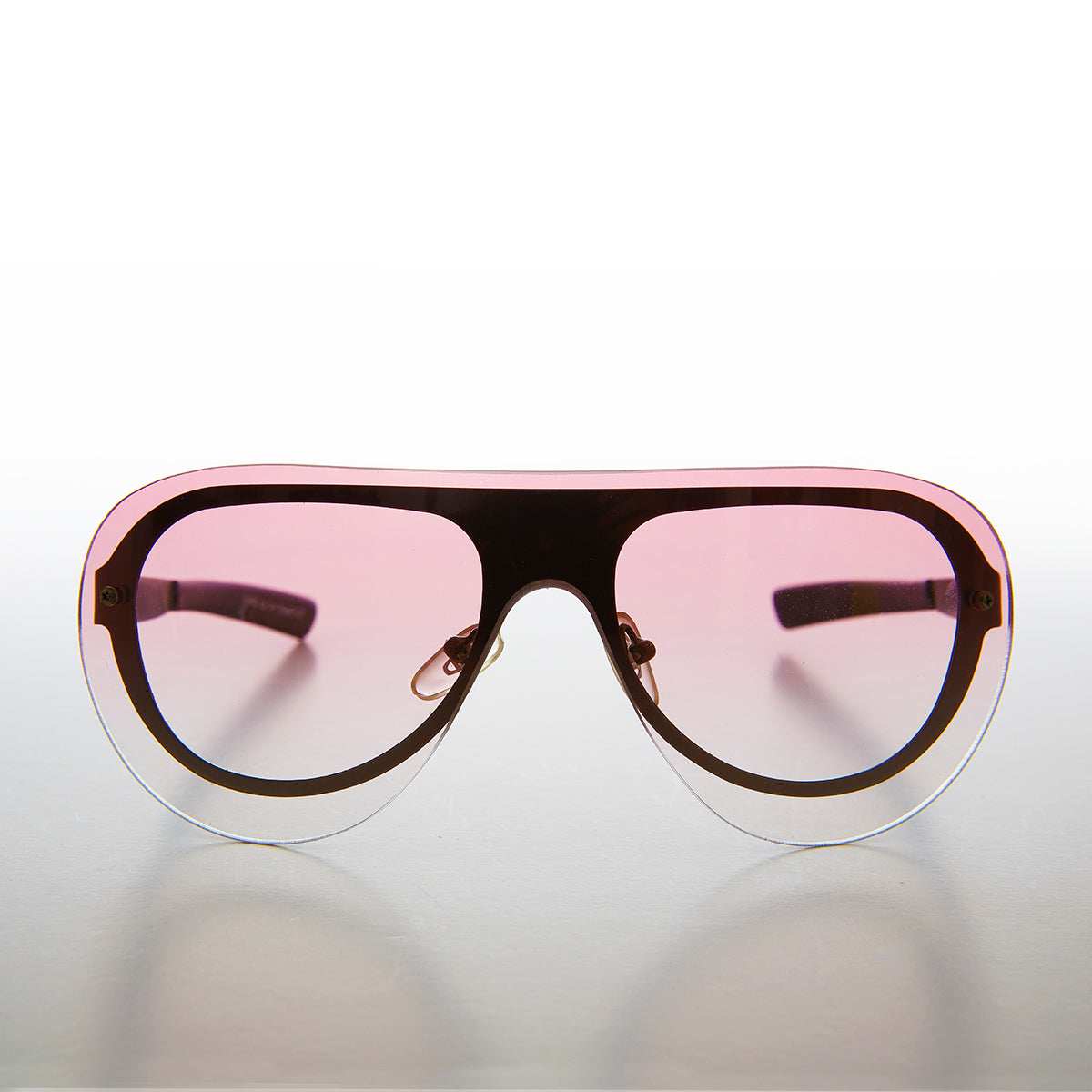 Rimless Aviator with Color Lenses- Devo – spare-specs.com