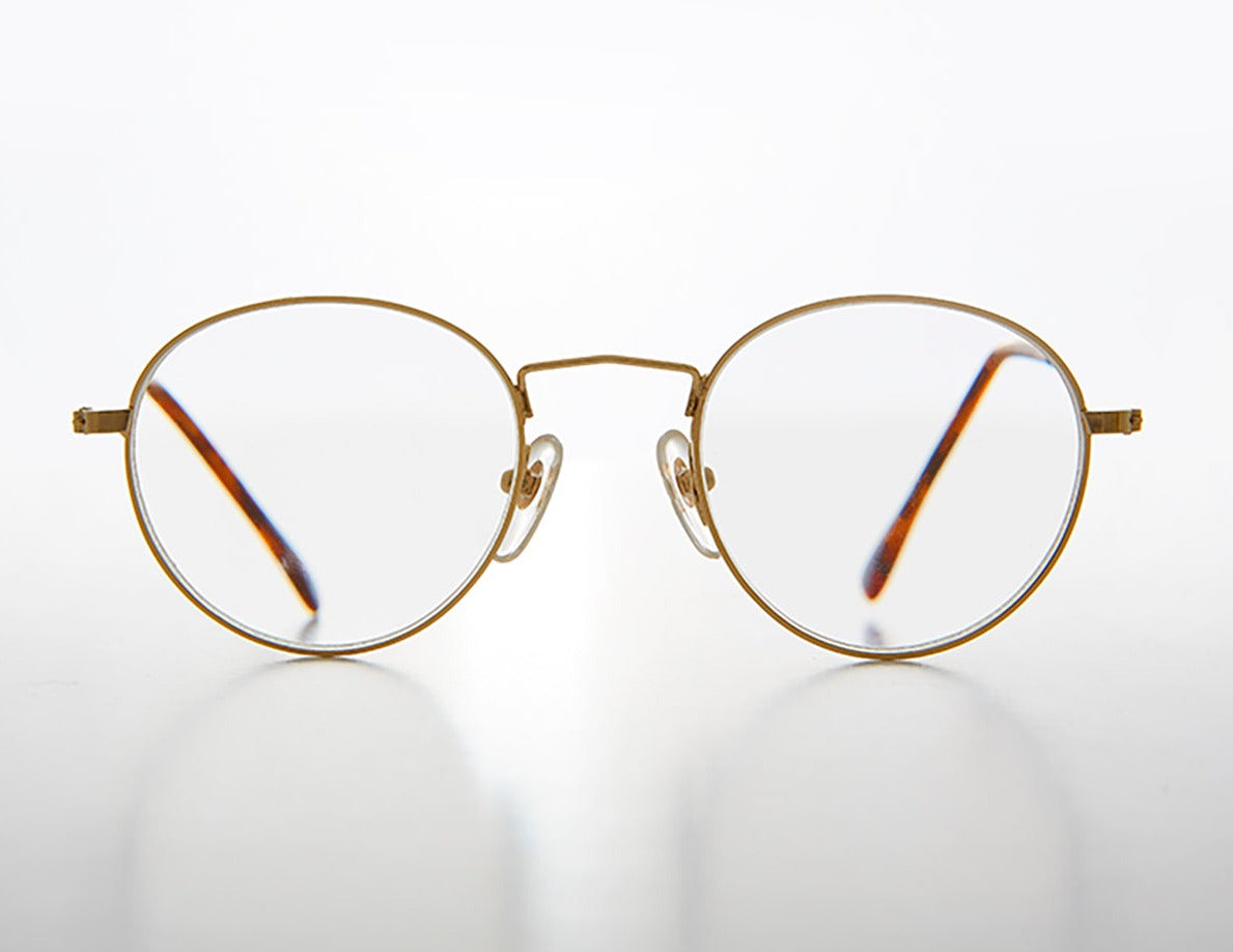 Gold Round Classic Polo Reading Glasses - Hodges – spare-specs.com