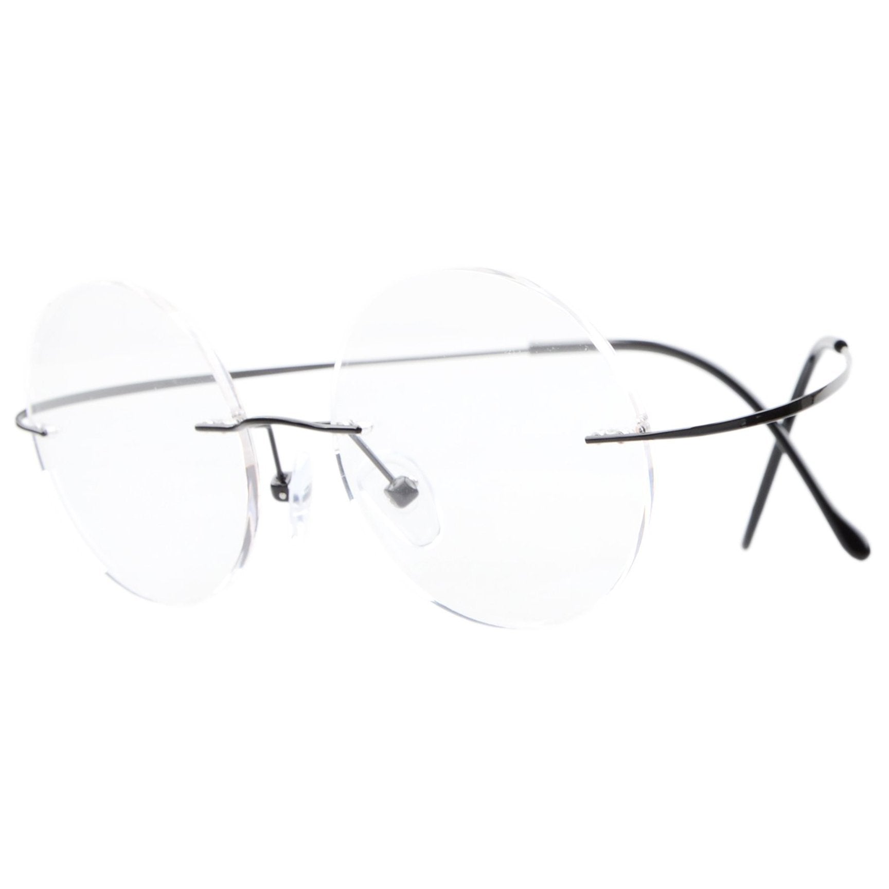 Titanium Rimless Frame Eyeglasses – spare-specs.com